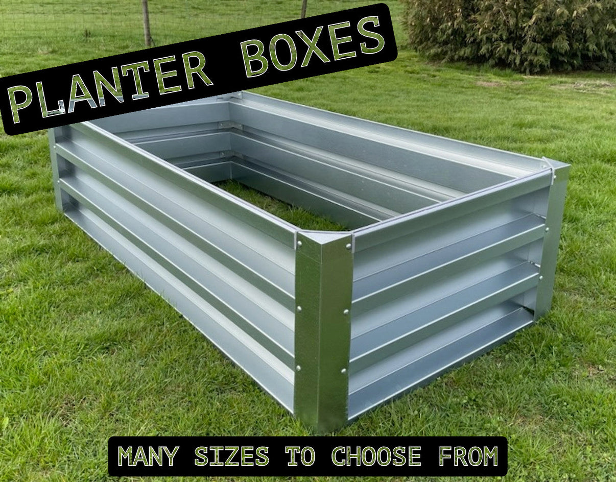Galvanized Planter Boxes – GroundWorks Supply